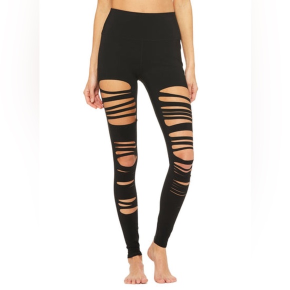 ALO Yoga | Pants & Jumpsuits | Alo Yoga Highwaist Extreme Ripped ...